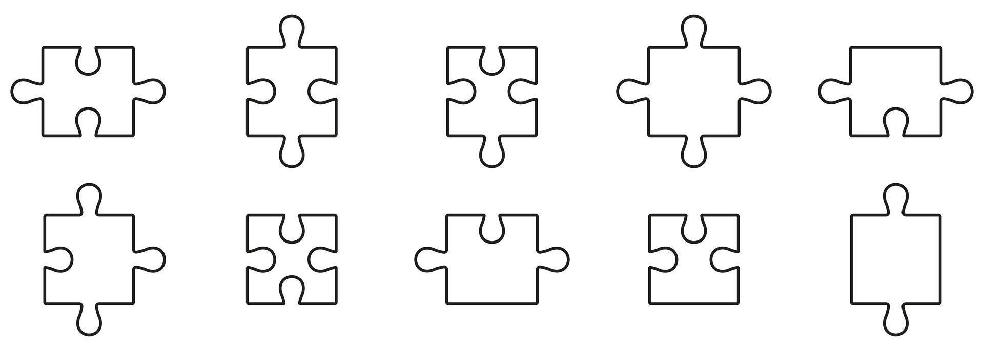9 Piece Puzzle Vector Art, Icons, and Graphics for Free Download