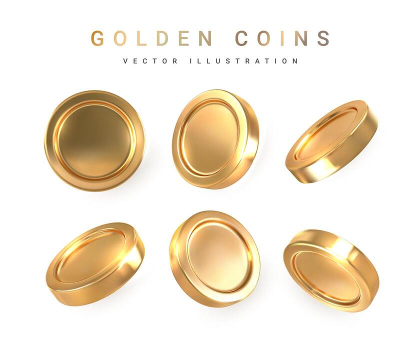 Gold Coins Vector Art, Icons, and Graphics for Free Download