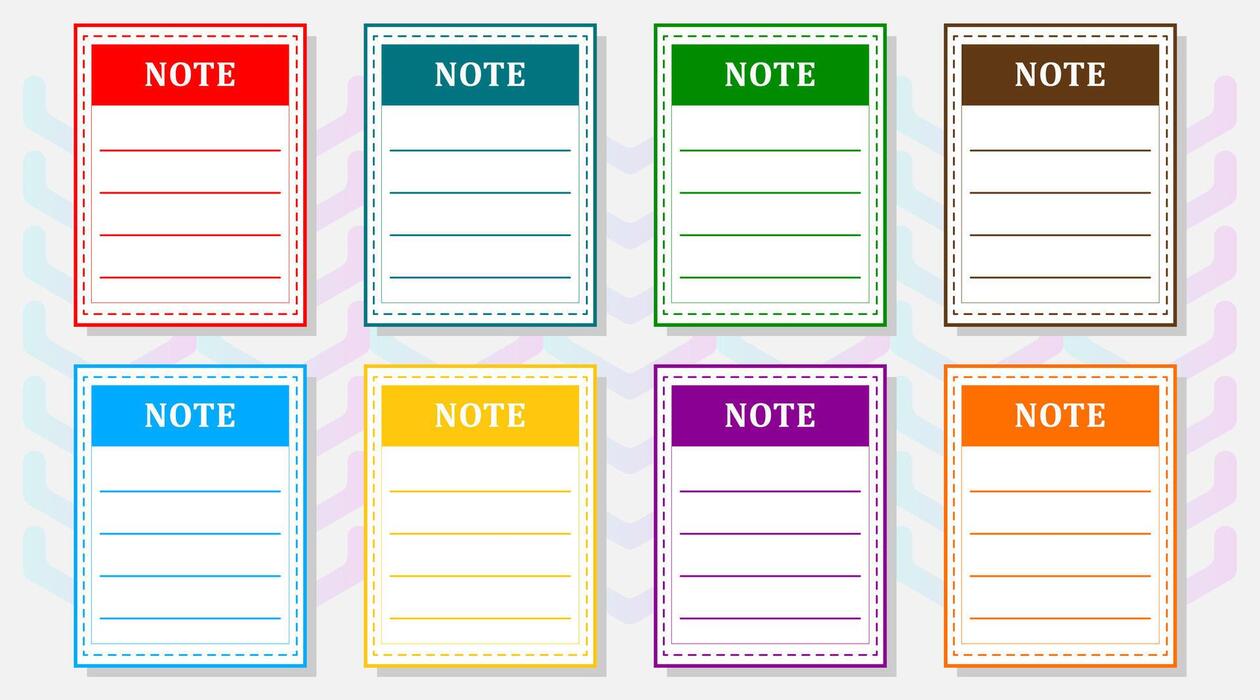 Notebook Label Vector Art, Icons, and Graphics for Free Download