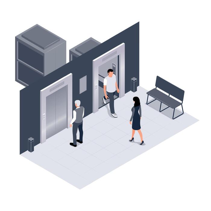 Isometric Elevator Vector Art, Icons, and Graphics for Free Download