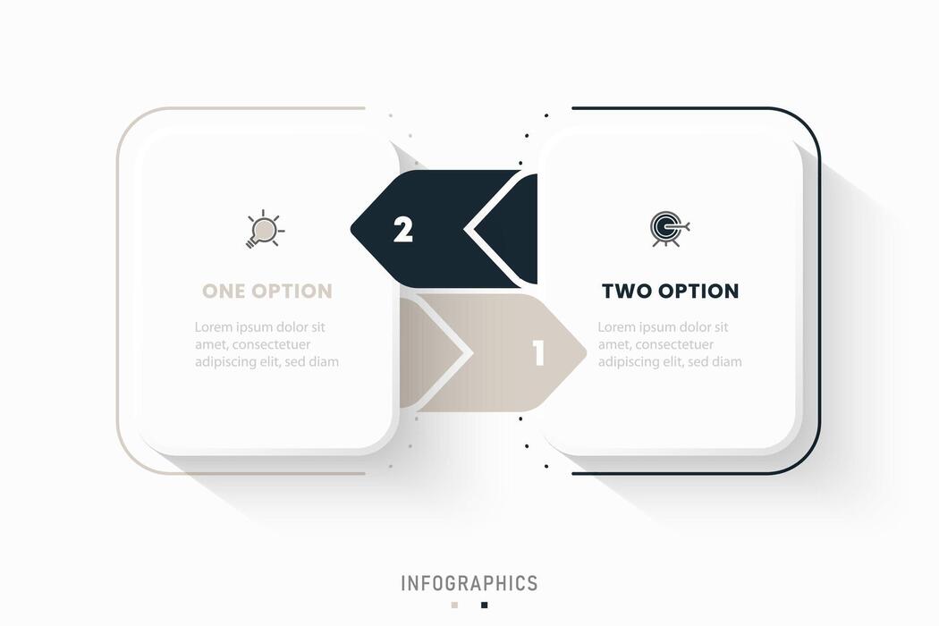 2 Step Process Vector Art, Icons, and Graphics for Free Download