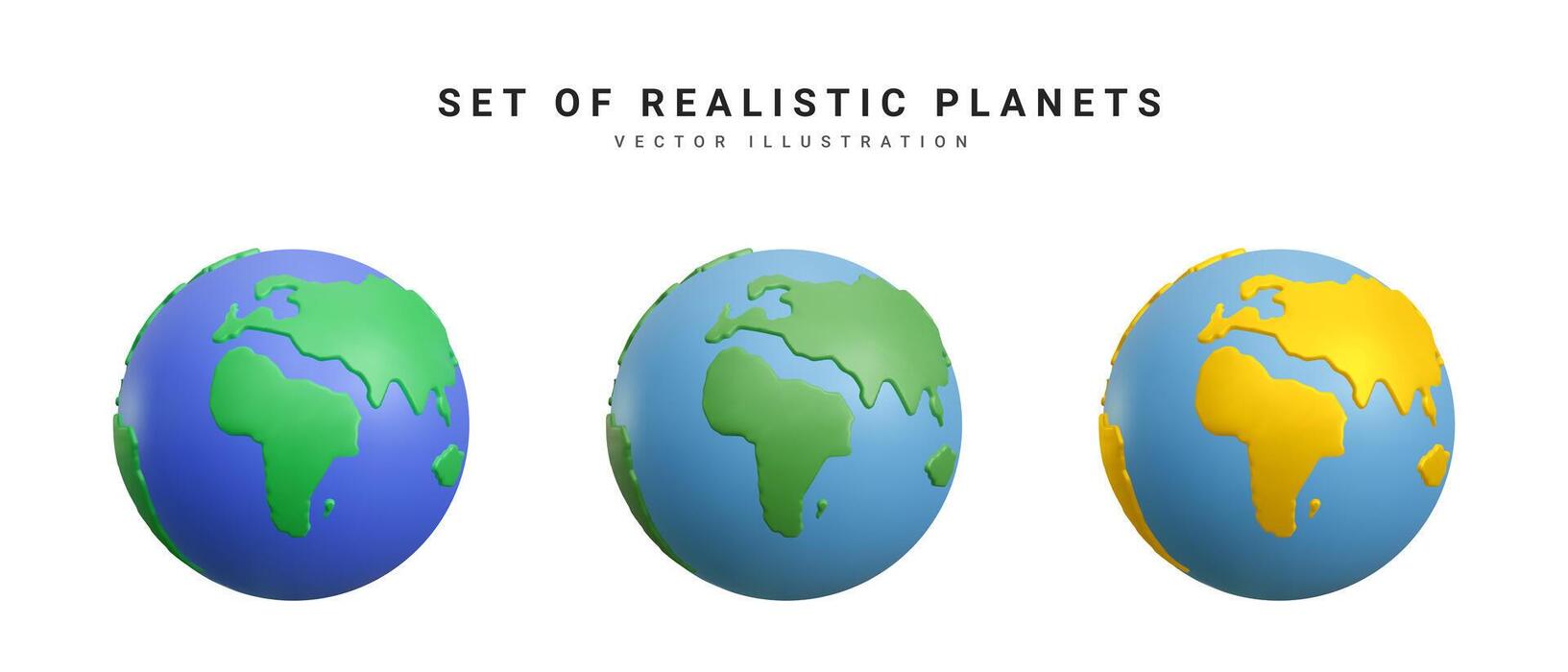 Realistic Planet Vector Art, Icons, and Graphics for Free Download