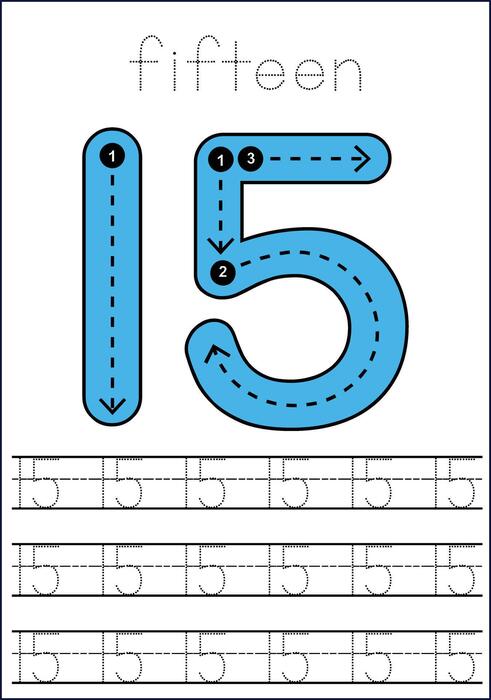 Tracing Letters And Numbers Vector Art, Icons, and Graphics for Free ...