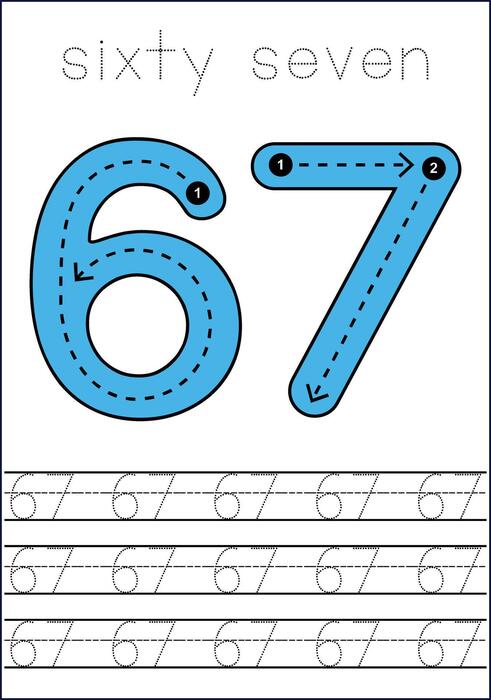 Writing Numbers Vector Art, Icons, and Graphics for Free Download