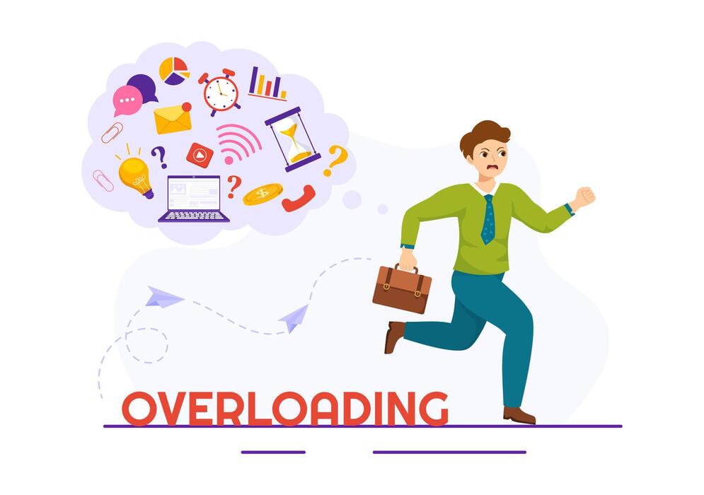 Information Overload Vector Art, Icons, and Graphics for Free Download