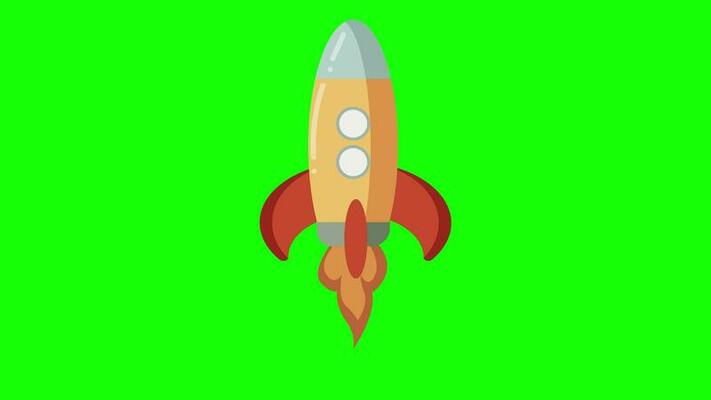 Rocket Animation Stock Video Footage for Free Download