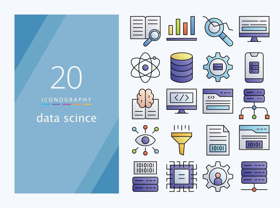 Data Science Icon Vector Art, Icons, and Graphics for Free Download