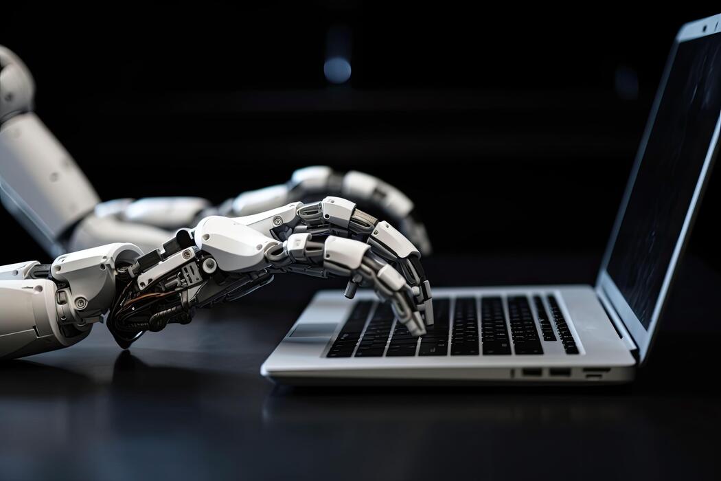 Robot Laptop Stock Photos, Images and Backgrounds for Free Download