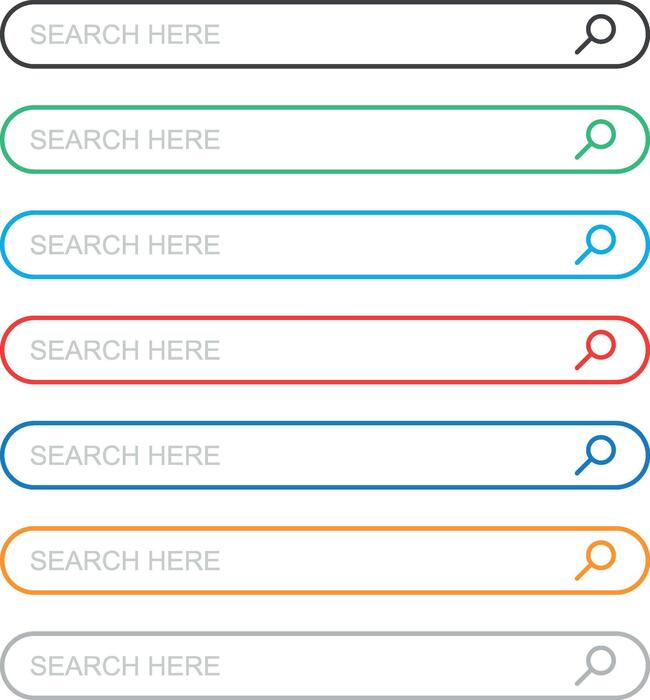 Search Bar Vector Art, Icons, and Graphics for Free Download