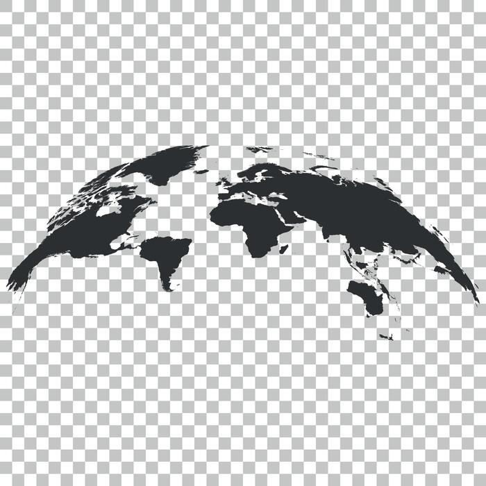 World Map Transparent Background Vector Art, Icons, and Graphics for ...