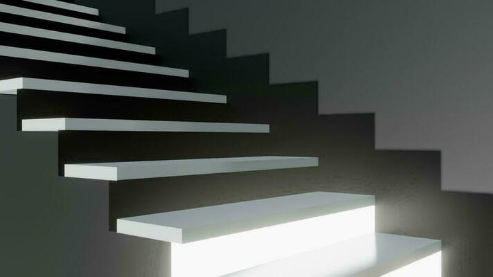 Stairs Animation Stock Video Footage for Free Download