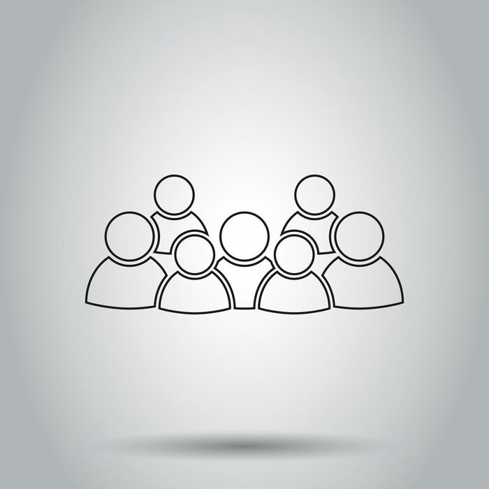 Group Of People Icon Vector Art, Icons, and Graphics for Free Download