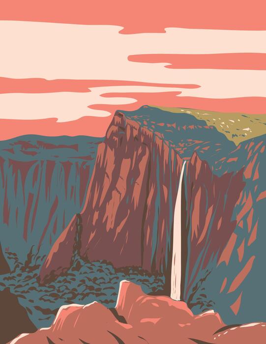 Kings Canyon National Park Vector Art, Icons, and Graphics for Free ...