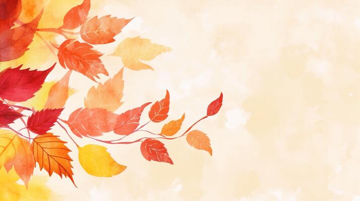 Autumn Watercolor Background Stock Photos, Images and Backgrounds for ...