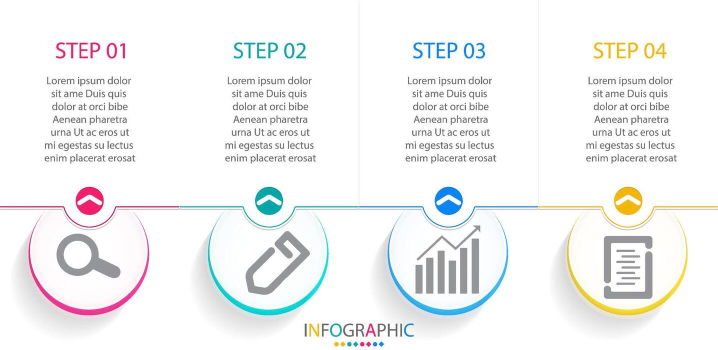 2 Step Infographic Vector Art, Icons, and Graphics for Free Download