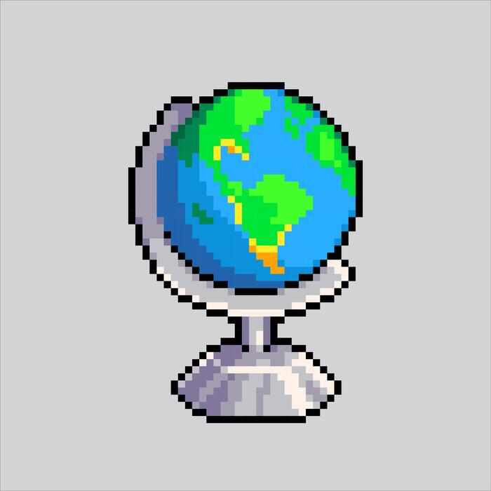 Pixel Earth Vector Art, Icons, and Graphics for Free Download