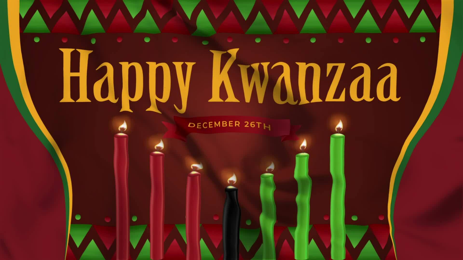 happy Kwanzaa celebration of African-American culture 26237606 Stock ...