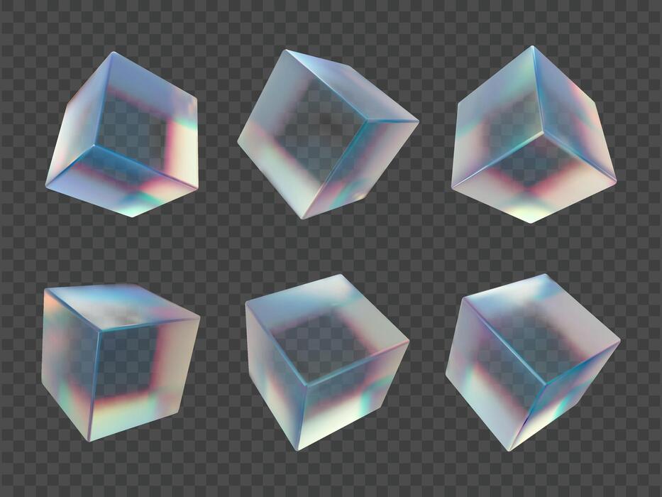 Transparent Cube Vector Art, Icons, and Graphics for Free Download