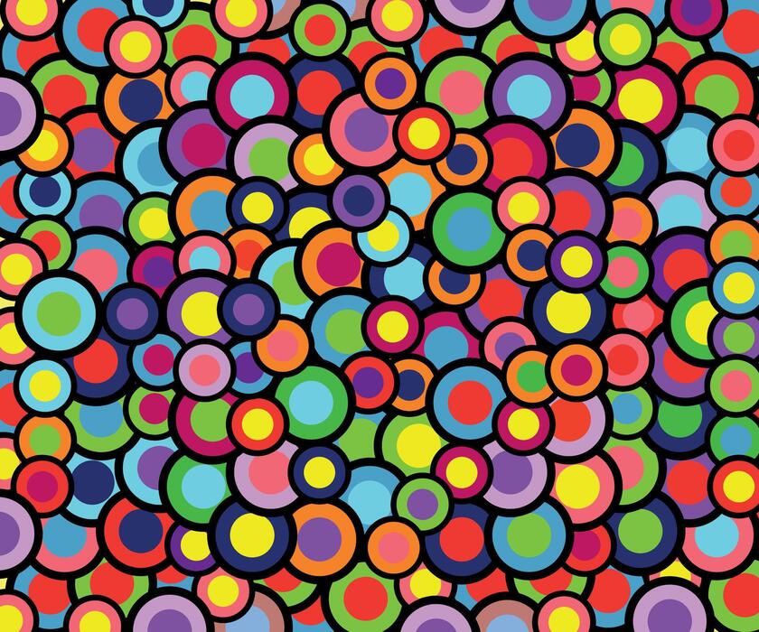 Colorful Circle Pattern Vector Art, Icons, and Graphics for Free Download