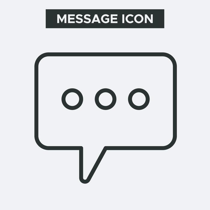 Message Icon Vector Art, Icons, and Graphics for Free Download