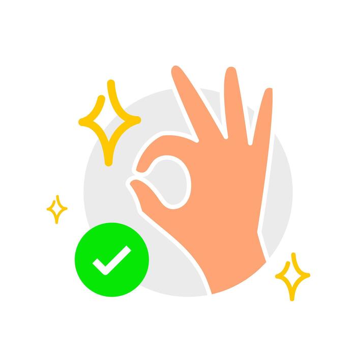 Ok Hand Emoji Vector Art, Icons, and Graphics for Free Download