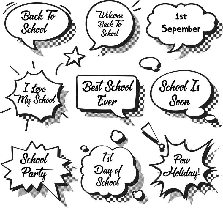 Cartoon Speech Bubble Vector Art, Icons, and Graphics for Free Download