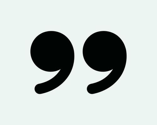 Quotation Mark Icon Vector Art Icons And Graphics For Free Download