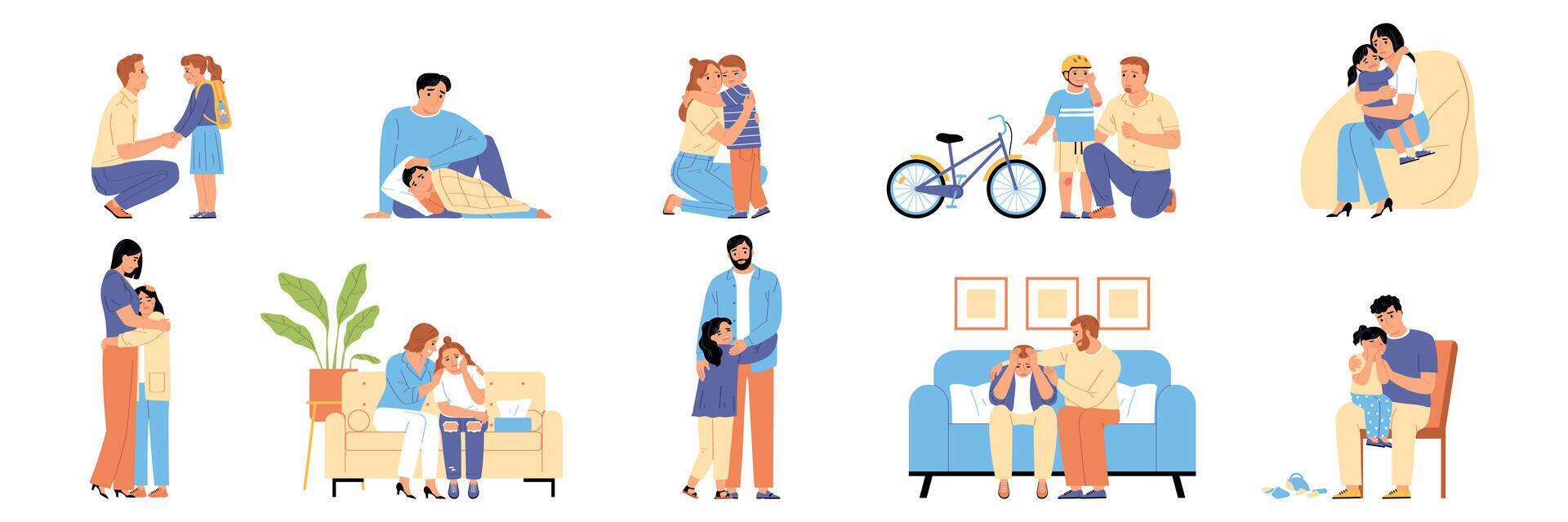 Single Parent Family Vector Art, Icons, and Graphics for Free Download