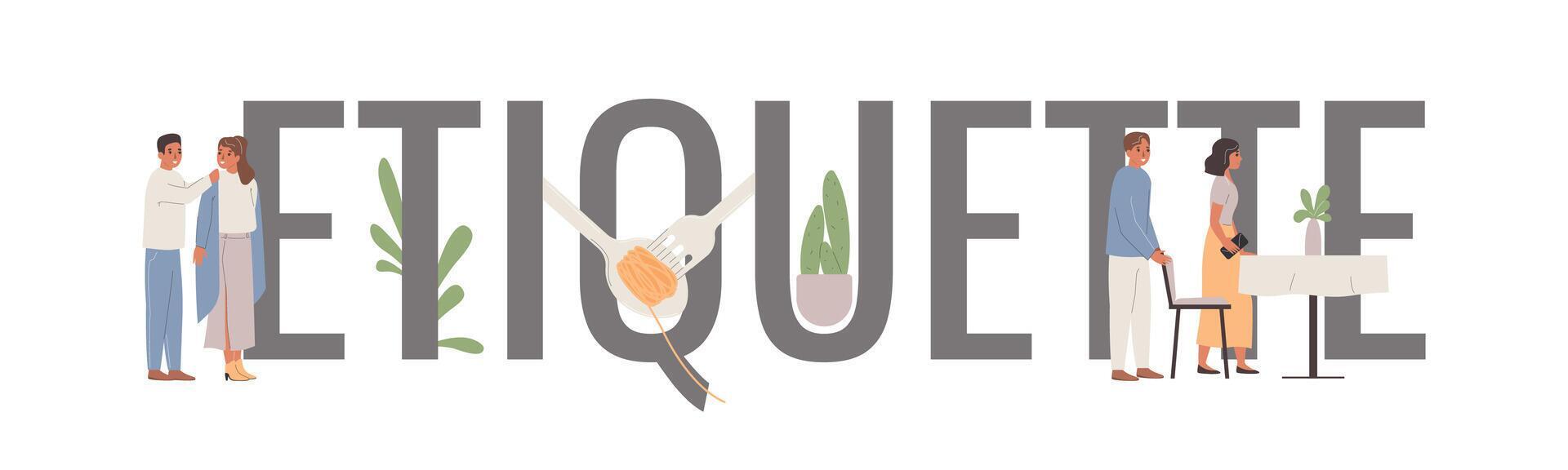 Page 5 | Etiquette Vector Art, Icons, and Graphics for Free Download