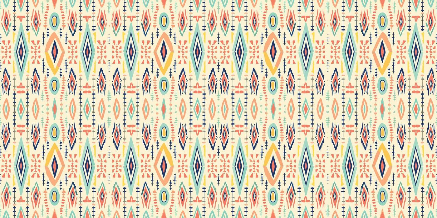 Boho Seamless Pattern Vector Art Icons And Graphics For Free Download