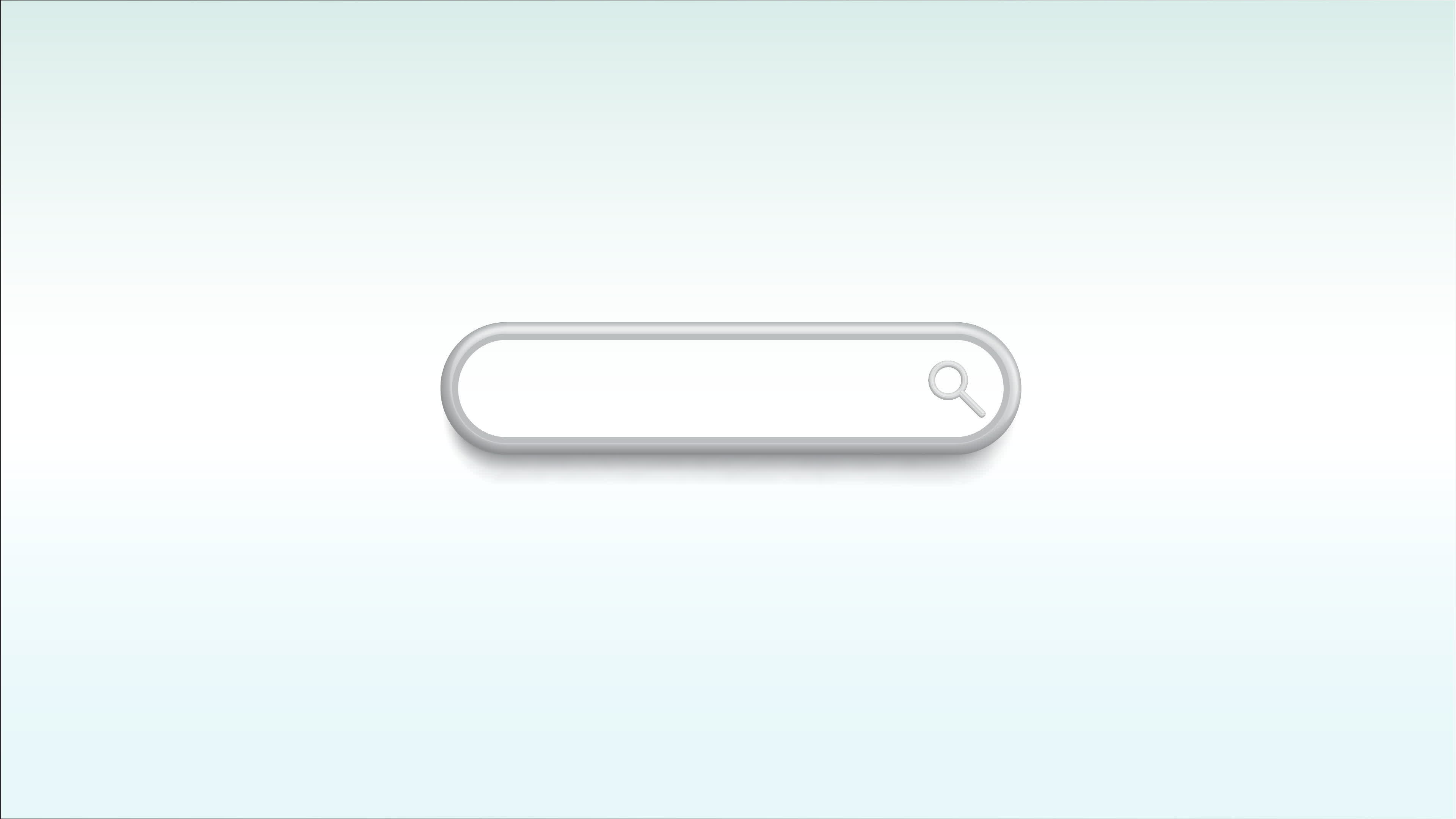 Blank Rounded Search Bar Animated Video, Single Blank Line Text Box For