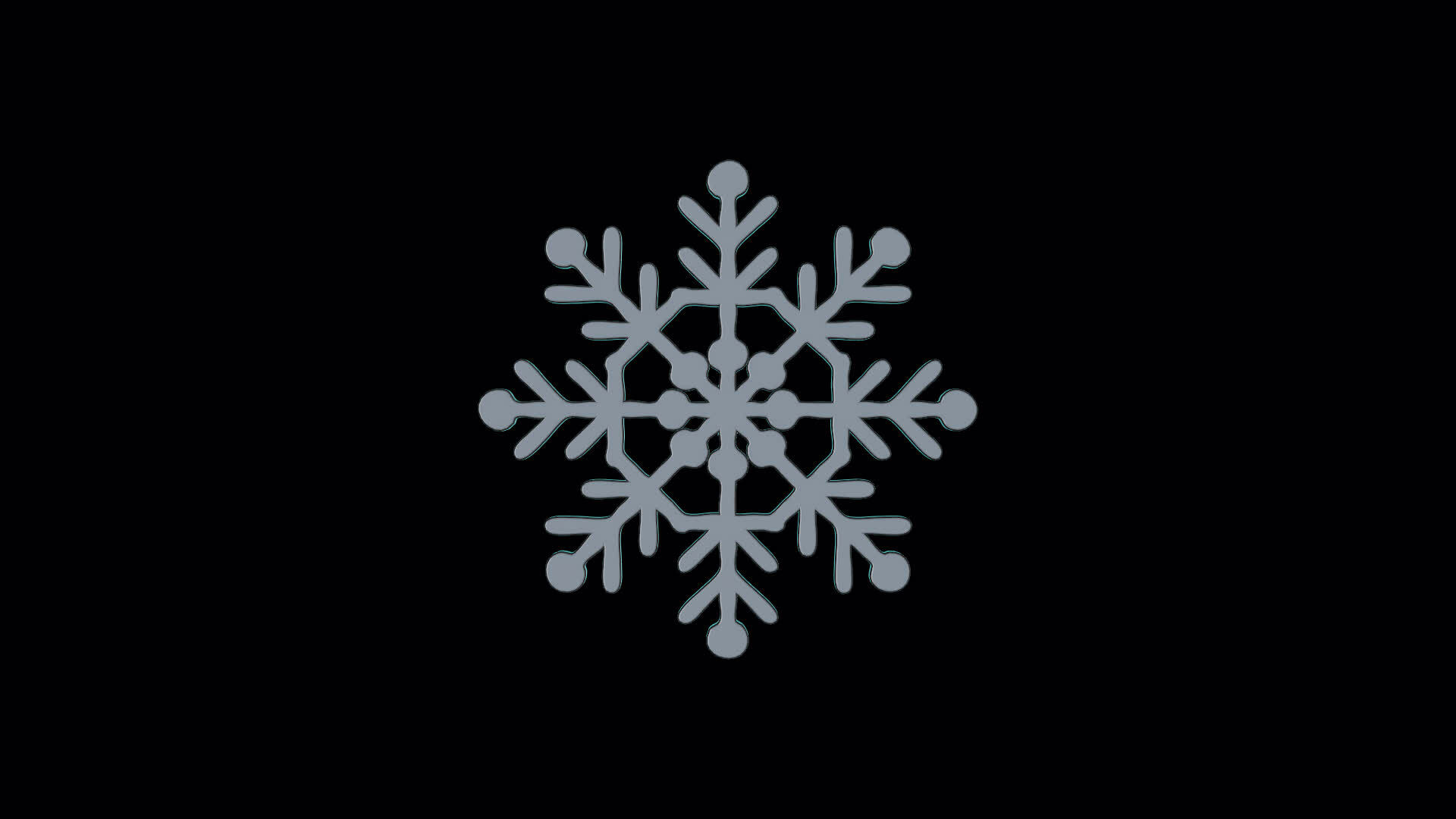 Animated Snowflake Stock Video Footage for Free Download