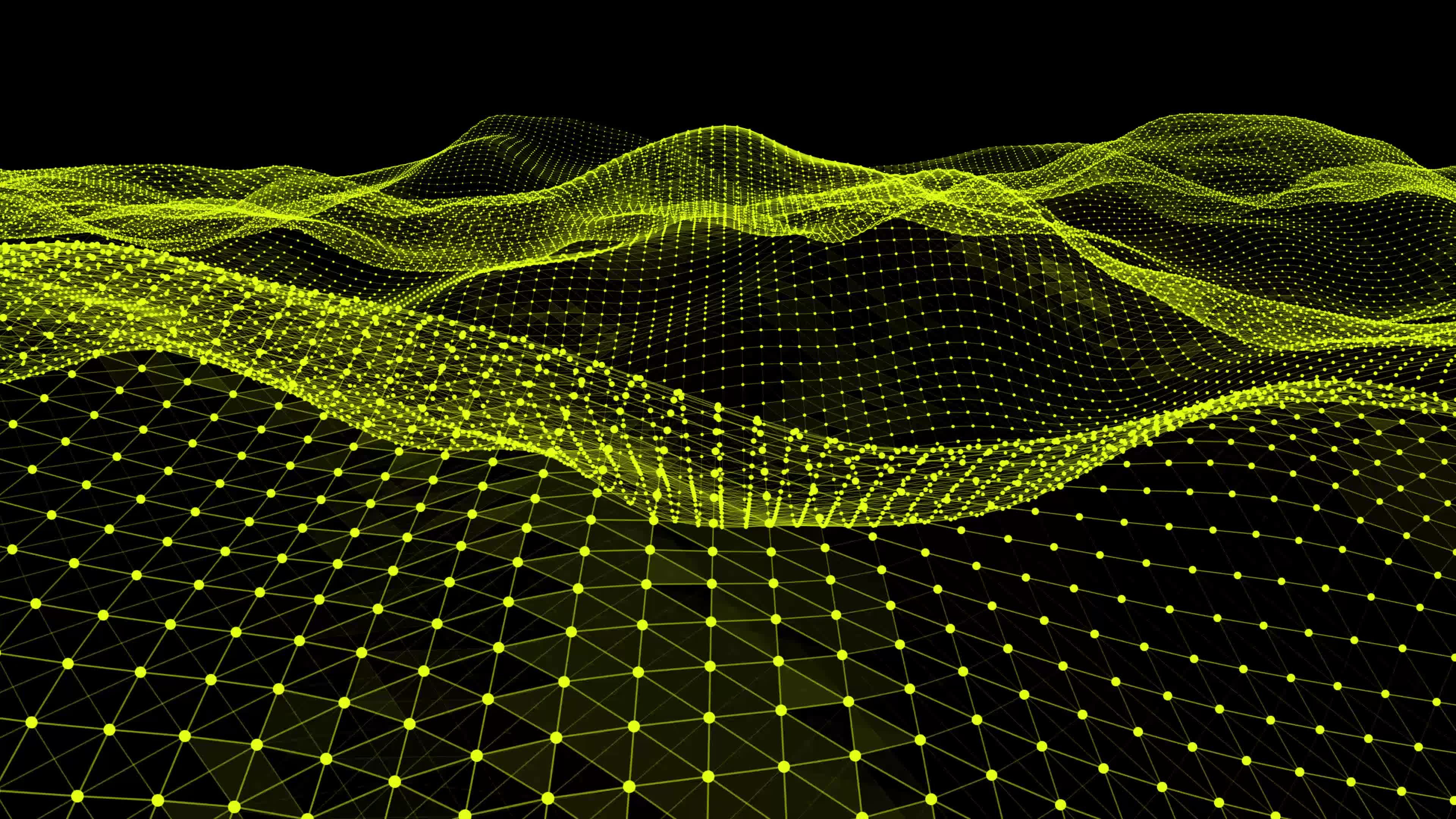 3d plexus particles background , minimal polygon animation. Can be used to represent artificial ...