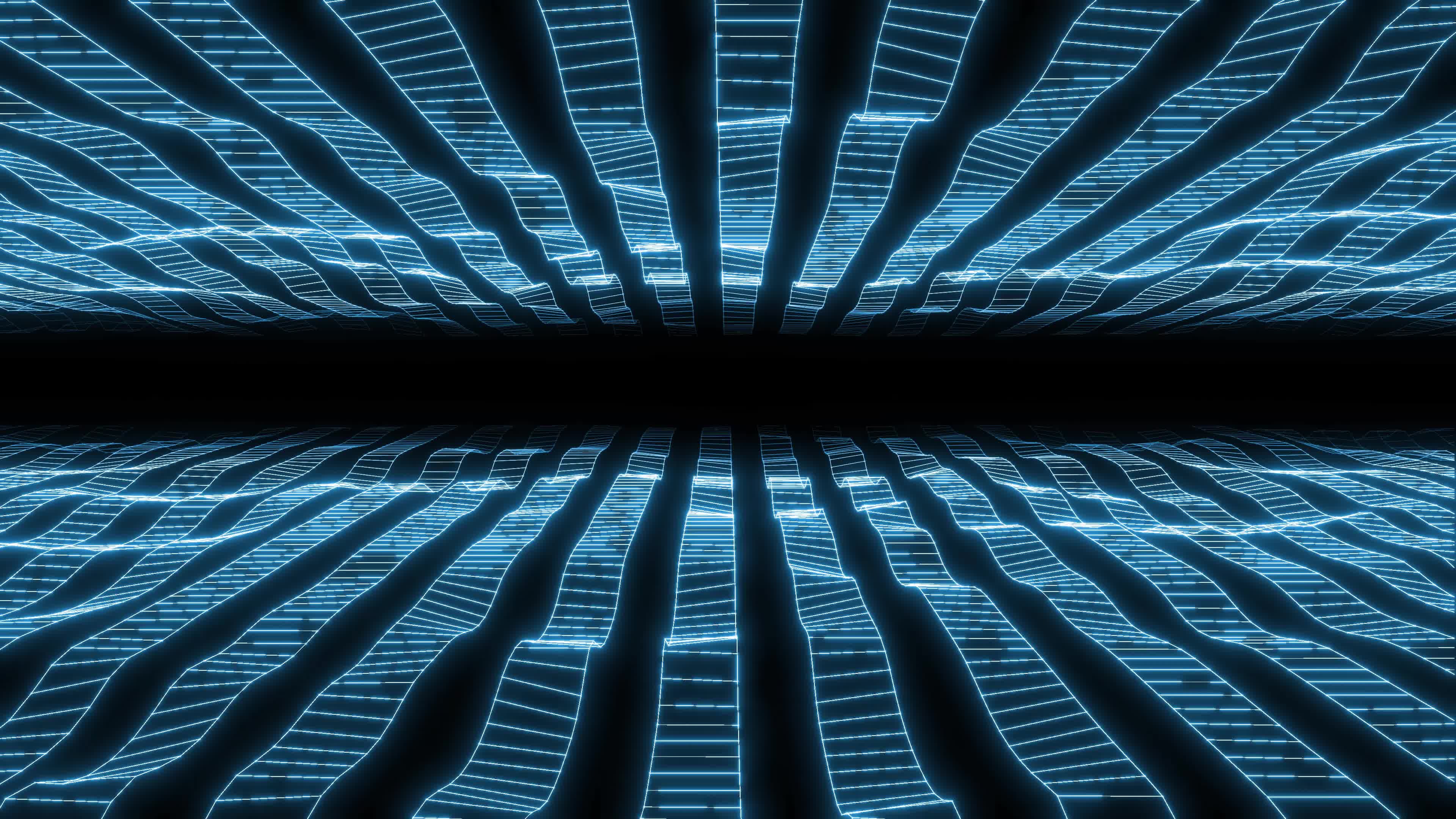 High Tech Retro Background Animation Futuristic Retro Grid Animation