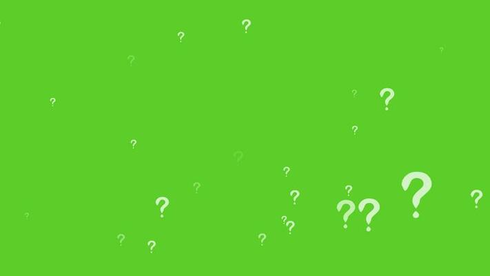 Green Screen Question Mark Stock Video Footage for Free Download
