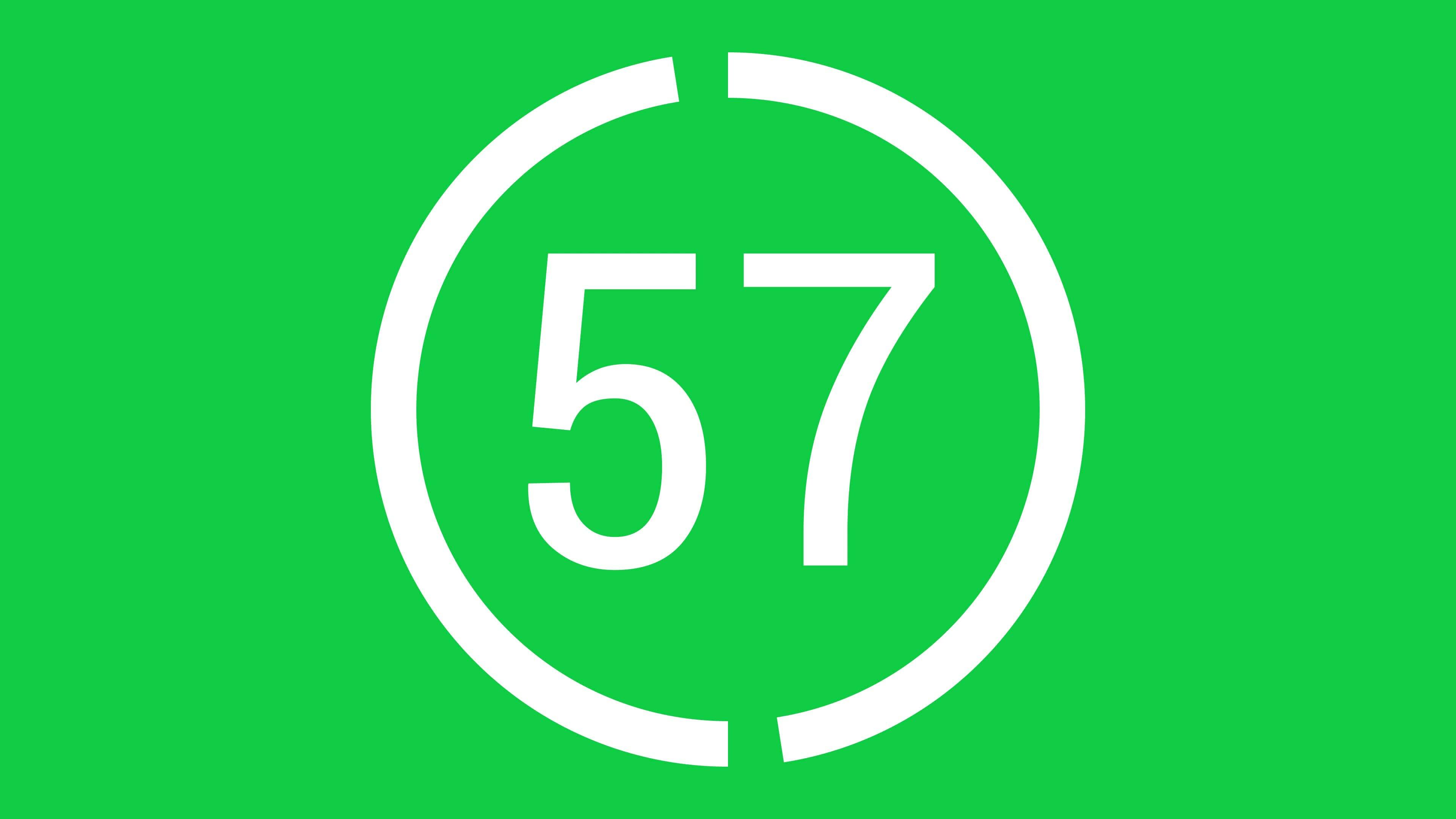 1 Minute Countdown Timer Animation With Split Elapsed Circle Effect In