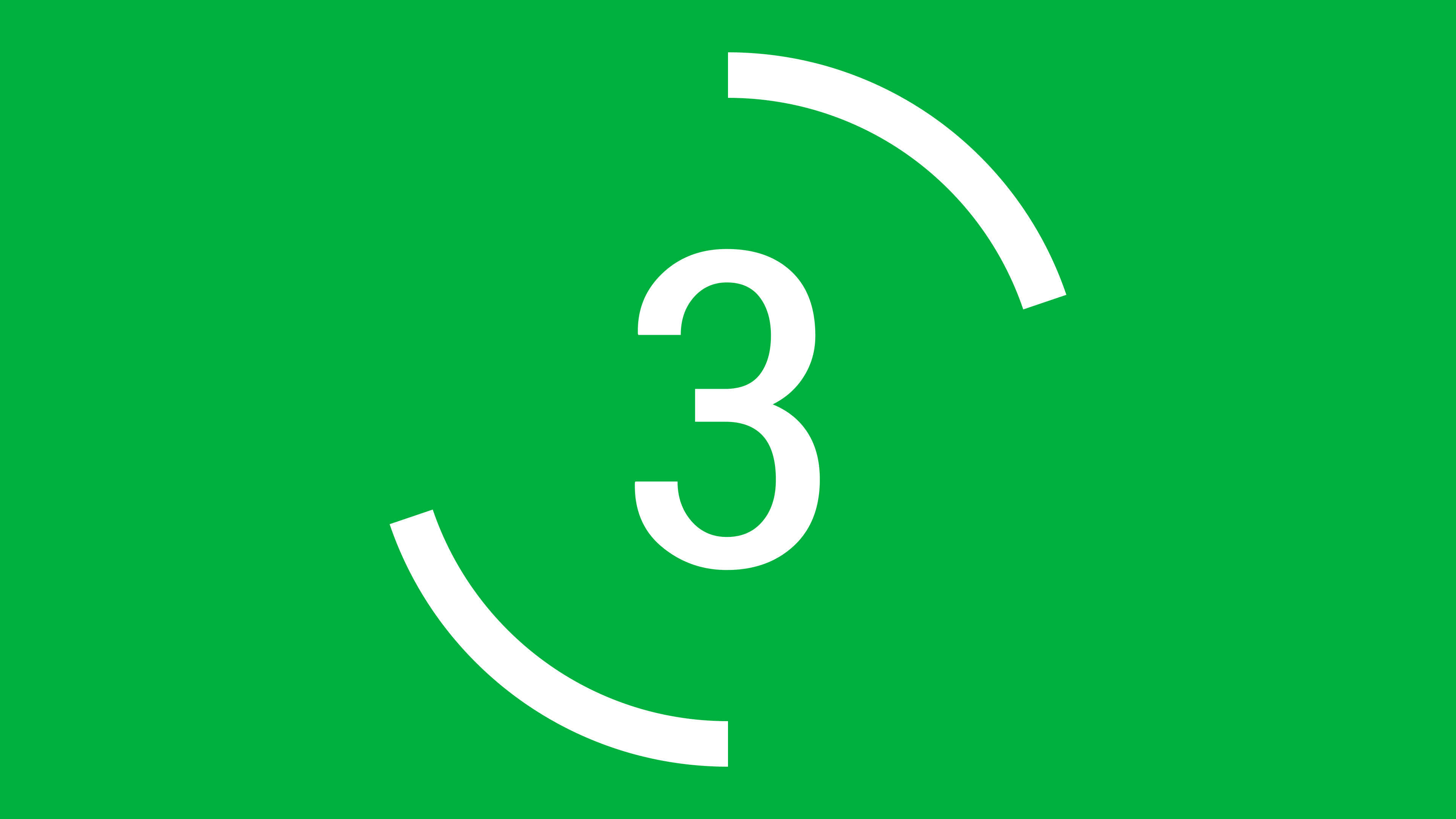 5 Seconds Countdown Timer Animation With Split Elapsed Circle Effect In