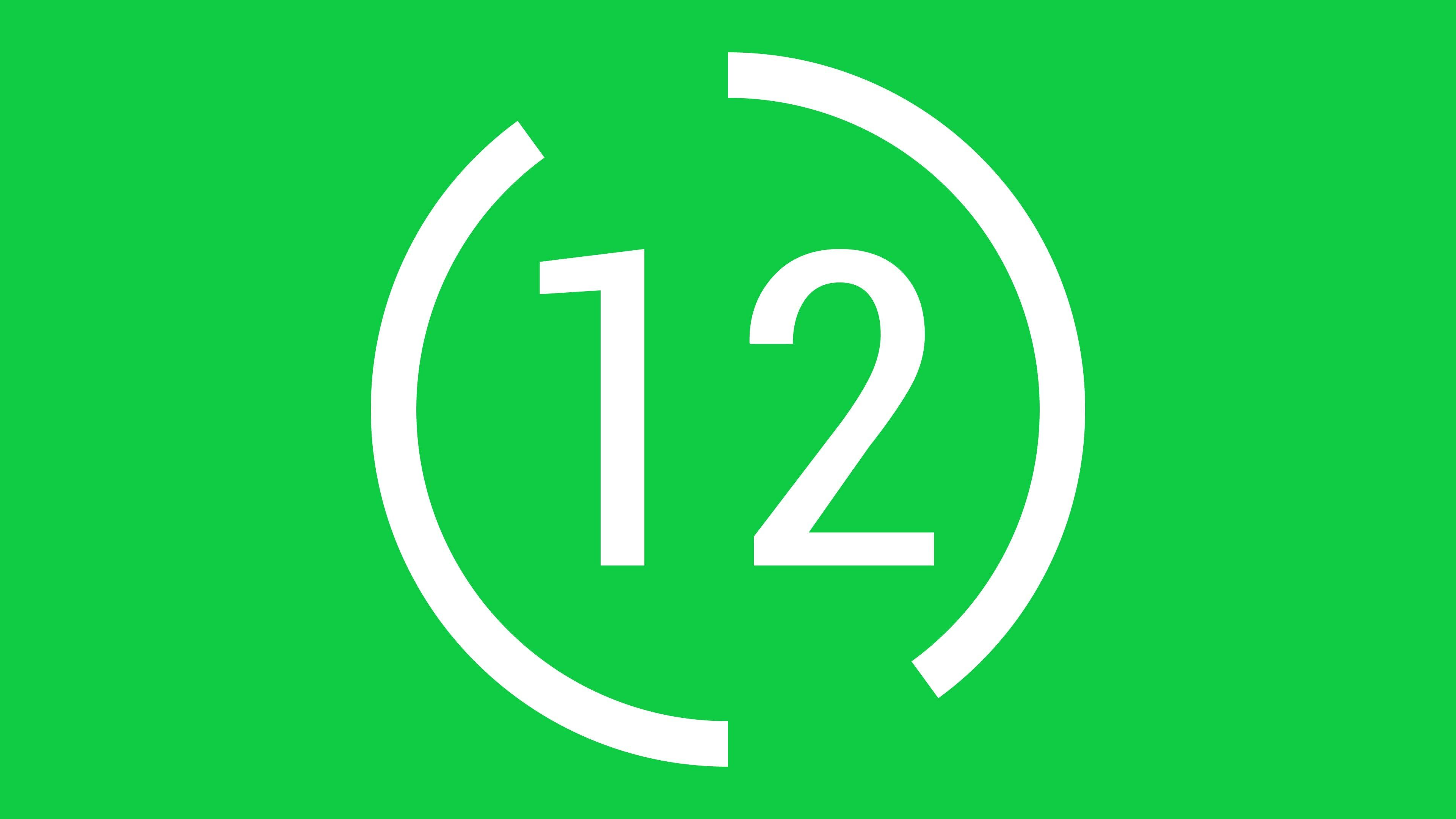 15 Seconds Countdown Timer Animation With Split Elapsed Circle Effect