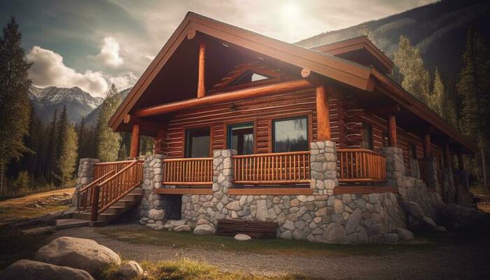 Log Cabin Stock Photos, Images and Backgrounds for Free Download