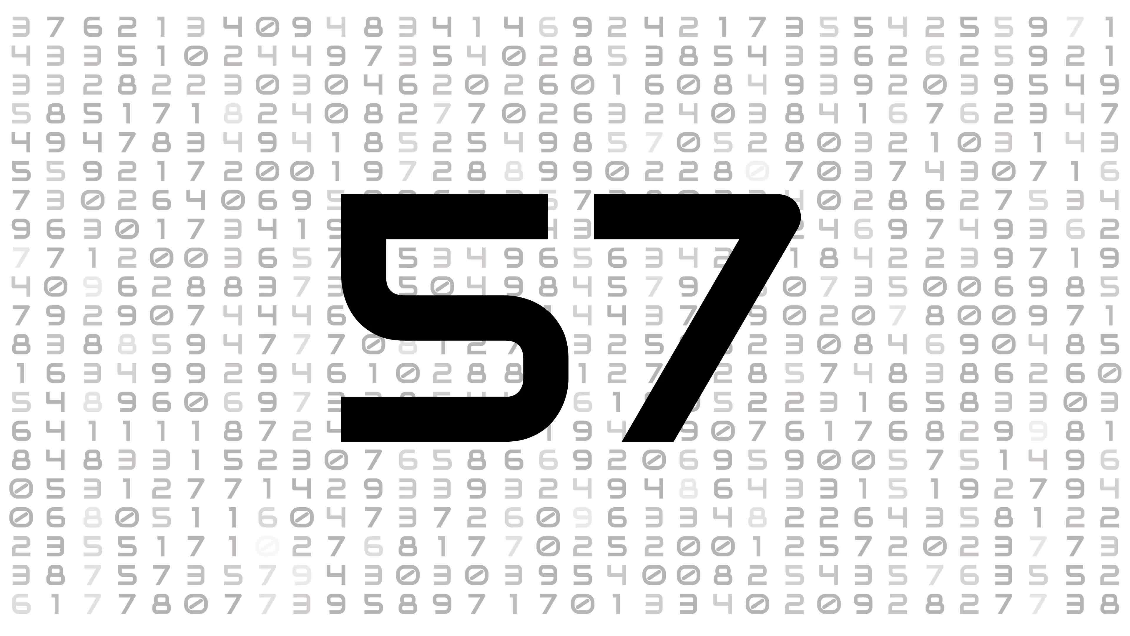 1 Minute Timer Animation With Matrix Number Effect In White Background