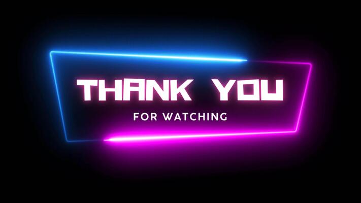 Thanks For Watching Stock Video Footage for Free Download