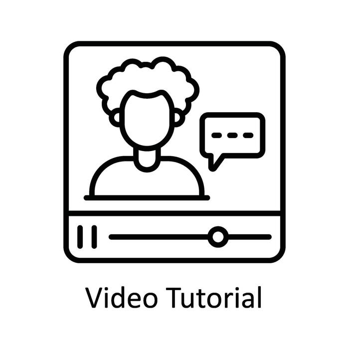 Video Tutorial Icon Vector Art, Icons, and Graphics for Free Download