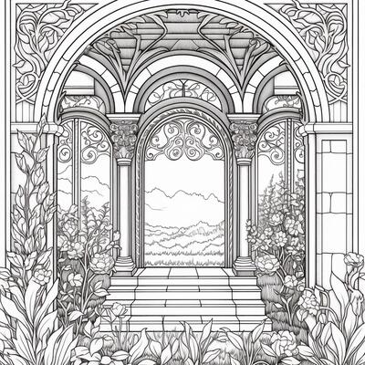 Coloring Book Interior Stock Photos, Images and Backgrounds for Free ...