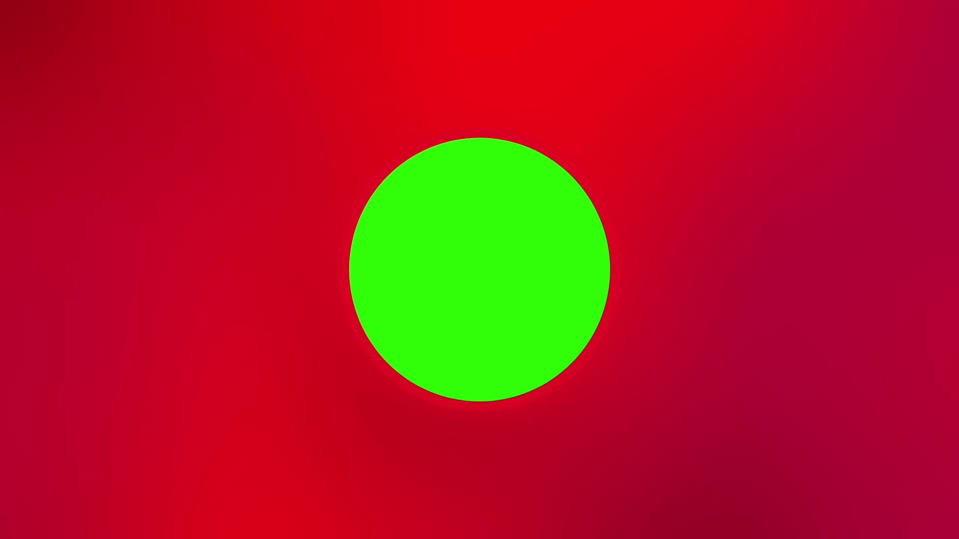 Motion graphic with green circle animating on red gradient background ... Motion graphic with green circle animating on red gradient background ...