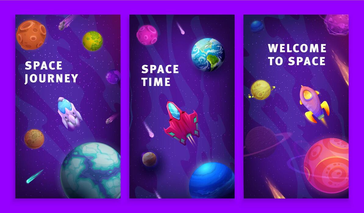 Space Game Ui Vector Art Icons And Graphics For Free Download