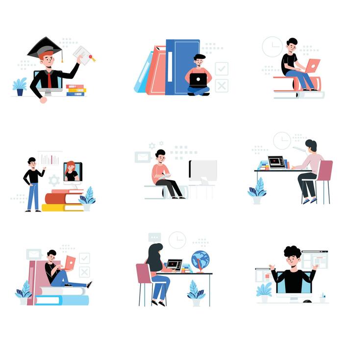 Study Vector Art, Icons, and Graphics for Free Download