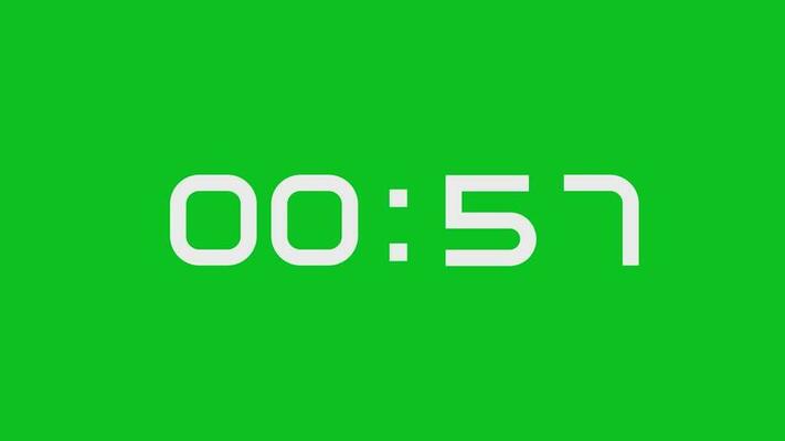 1 Min Timer Stock Video Footage for Free Download