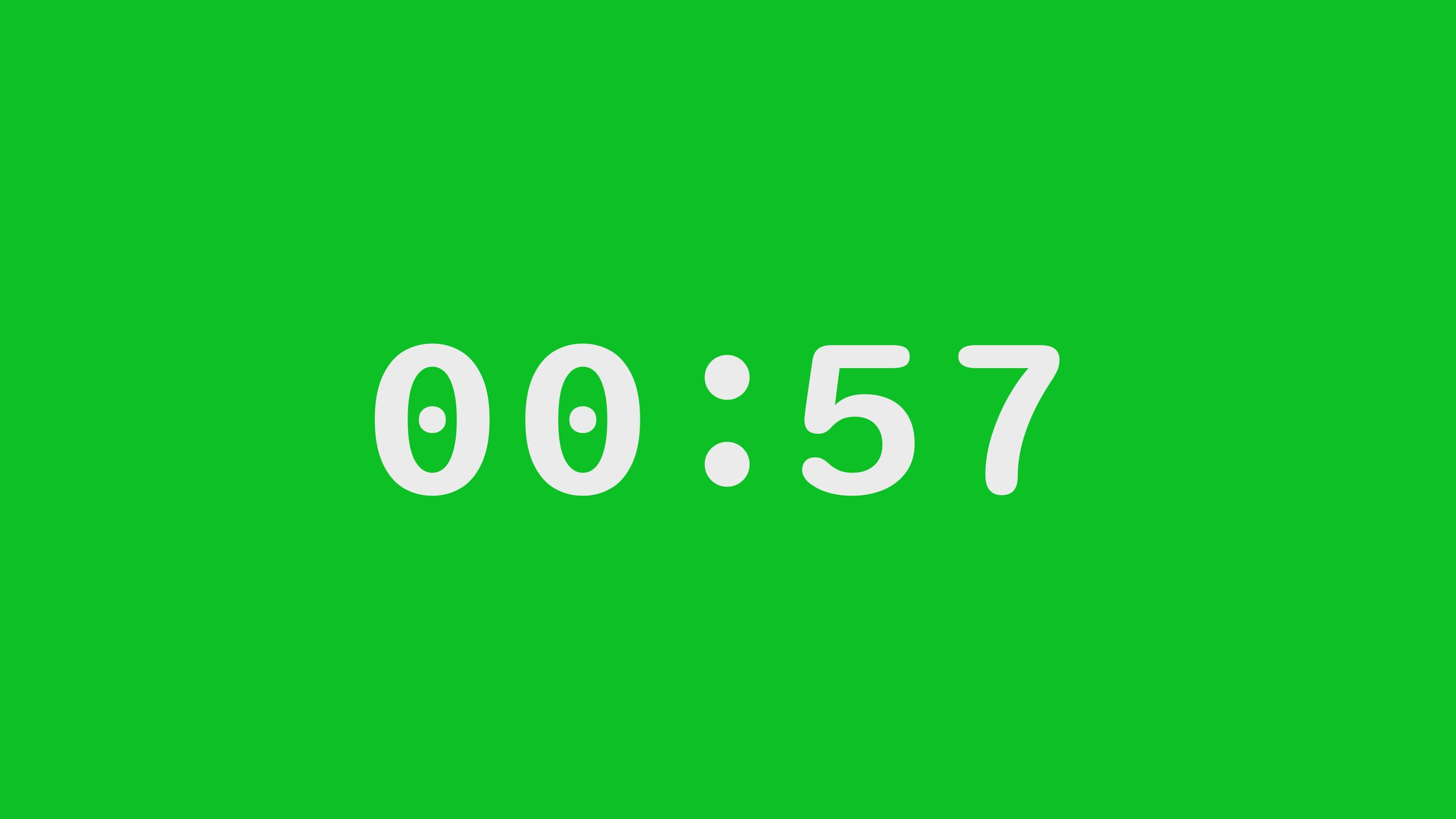 1 Minute Timer One Minute Timer Countdown 60 Seconds Countdown Timer