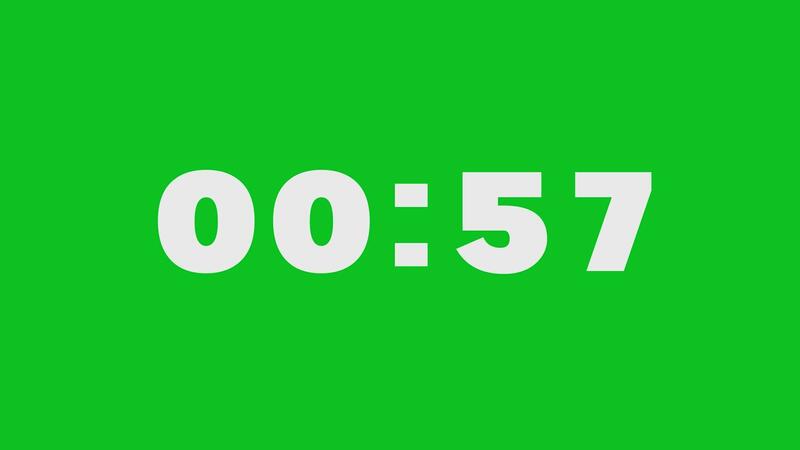 1 Minute Timer One Minute Timer Countdown 60 Seconds Countdown Timer