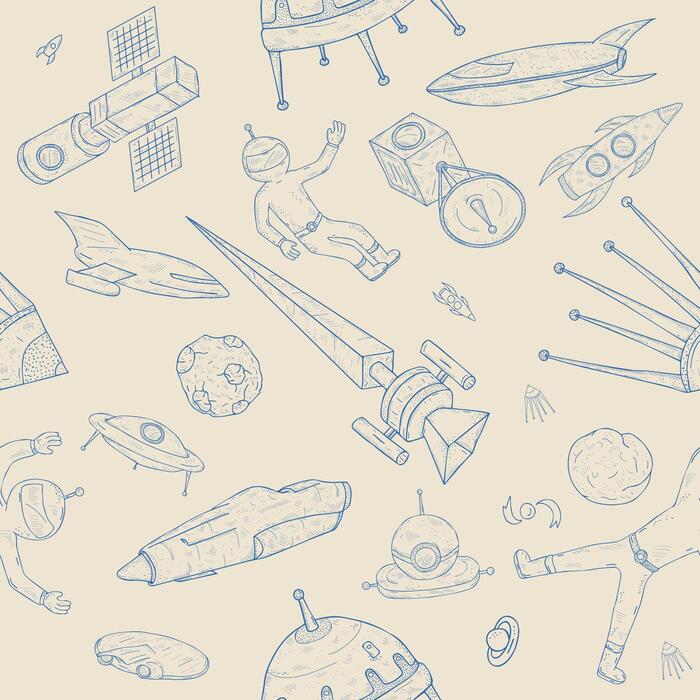 Science Fiction Pattern Vector Art, Icons, and Graphics for Free Download